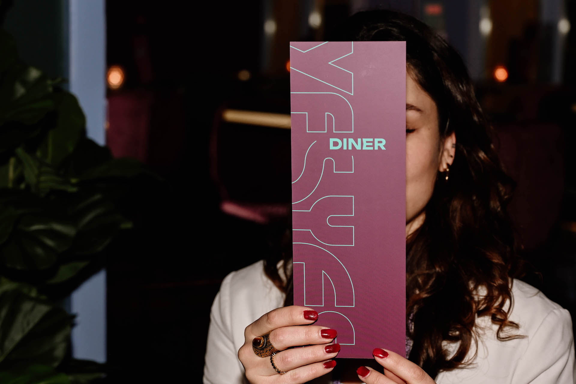 The boarding pass menu | Eetbar YesYes